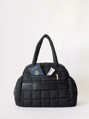 AUGUSTNOA Weekender Duffle Bag - Black