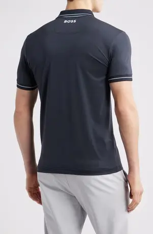 BOSS Paul Pro Active Performance Polo - Dark Blue
