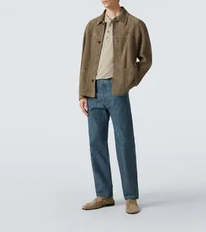 Thom Sweeney Linen-blend Henley Shirt