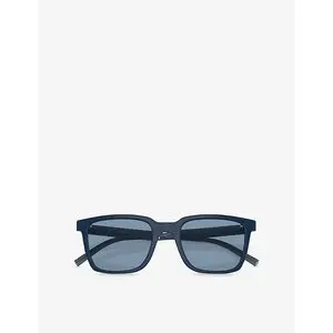 Oliver Spencer Rectangle-frame Sunglasses - Blue