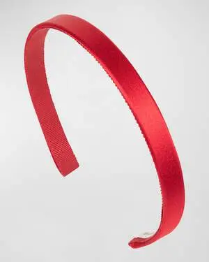 JENNIFER BEHR Jennifer Behr Lucy Silk Headband Cherry
