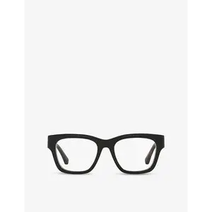 Gucci Rectangle-frame Acetate Optical Glasses - Black