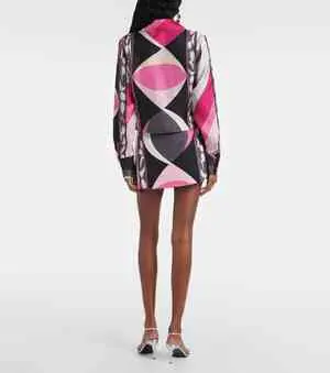 Emilio Pucci Pesci Silk Twill Shirt