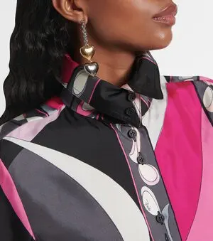 Emilio Pucci Pesci Silk Twill Shirt