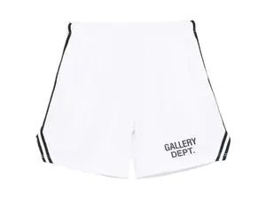 GALLERY DEPT. Venice Court Shorts - White W/blck