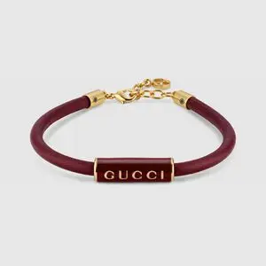 Gucci Bracelet With Enamel - Gold-toned Metal