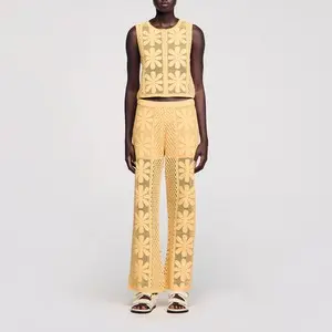 Sandro Crochet Top