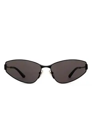 Balenciaga 90s Oval-frame Sunglasses - Black