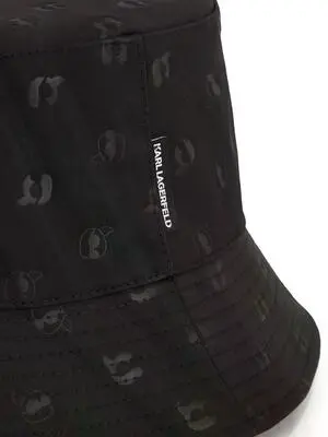 Karl Lagerfeld Ikon Printed Bucket Hat