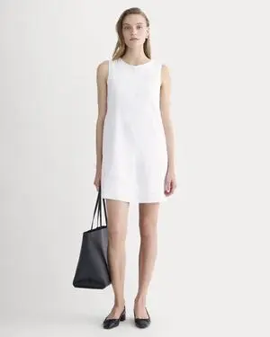 Everlane Shift Dress, Stretch Linen - White