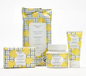 BEEKMAN 1802 Sunshine Lemon 4pc Bath & Body Collection - One-color