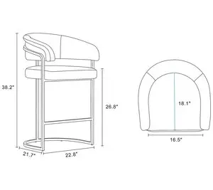 MANHATTAN COMFORT Augusta Counter Stool