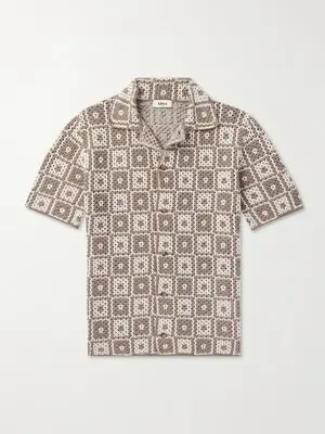 Altea Crocheted Cotton Shirt