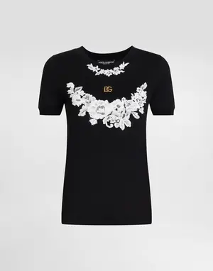 Dolce & Gabbana Round Neck T-shirts For Women