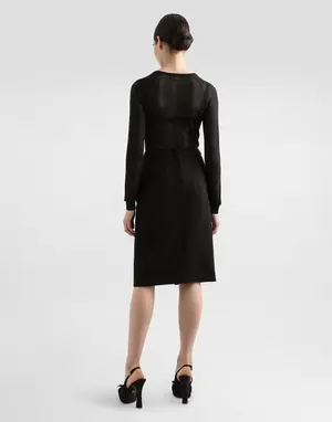 Dolce & Gabbana Silk V-neck Sweater