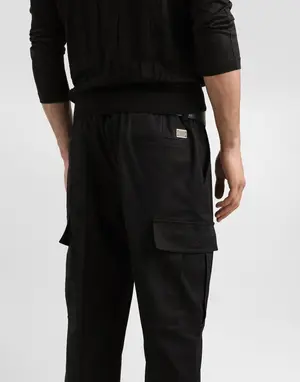 Dolce & Gabbana Cotton Gabardine Cargo Pants
