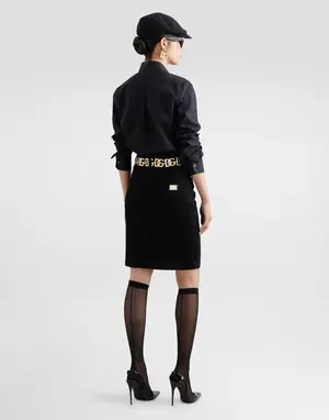 Dolce & Gabbana Denim Midi Skirt - Multicolor