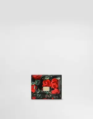 Dolce & Gabbana Polished Calfskin Wallet - Print