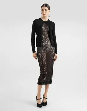 Dolce & Gabbana Viscose Cardigan - Black