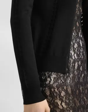 Dolce & Gabbana Viscose Cardigan - Black