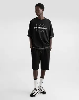 Dolce & Gabbana Cotton Jersey Jogging Shorts