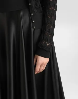 Dolce & Gabbana Silk Satin Circle Skirt