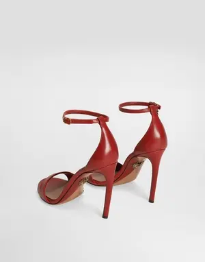 Dolce & Gabbana Goatskin Devotion Sandals - Red