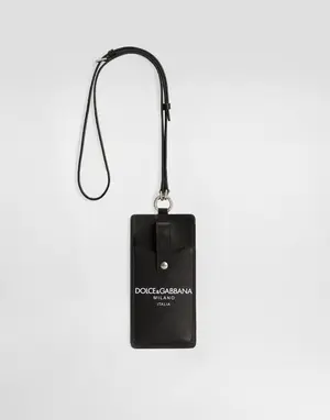 Dolce & Gabbana Calfskin Cellphone Case - Black
