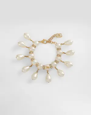 Dolce & Gabbana Sphere And Teardrop Bracelet - White
