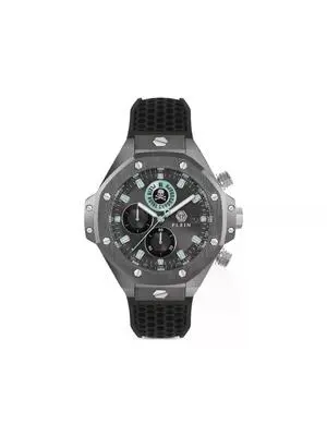 Philipp Plein Chrono Royal 46mm Chronograph Watch - Black