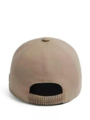 Zegna Oasi Lino Baseball Cap - Neutrals