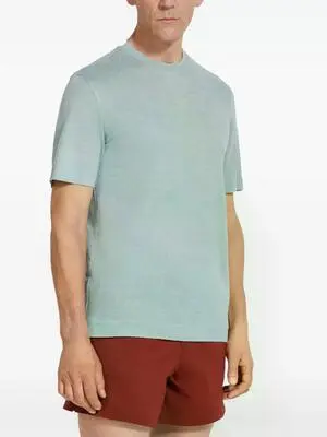 Zegna Oasi Lino T-shirt - Blue
