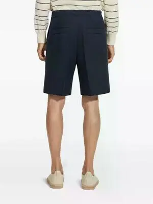 Zegna Oasi Lino Shorts - Blue