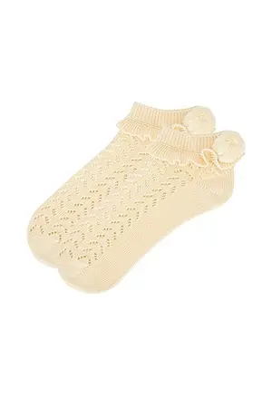 Valentino Garavani Pom Pom Ankle Socks