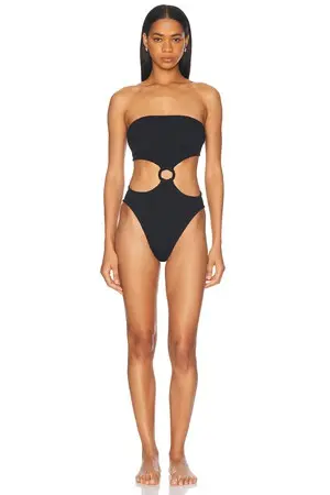 Hunza G Jerry One Piece Swimsuit - Black
