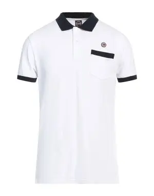 COLMAR Polo Shirt Size Cotton, Elastane - White