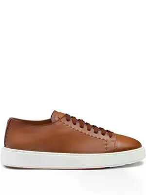 Santoni Leather Sneakers