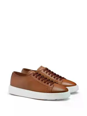 Santoni Leather Sneakers