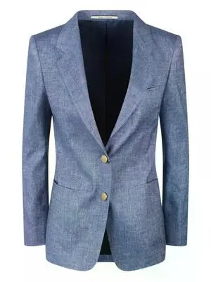 Tagliatore Single-breasted Blazer - Blue