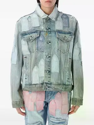 WHO DECIDES WAR Patch-detailing Jacket - Blue