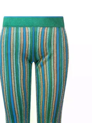 CIRCUS HOTEL Striped Flared Trousers