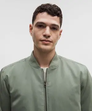 Lululemon Insulated Cotton-blend Bomber Jacket