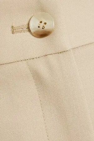 NILI LOTAN Beatrice Wool-twill High-rise Shorts