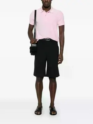 TOM FORD Towelling Polo Shirt - Pink