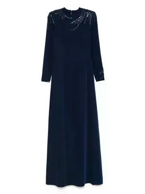 CRISTALLINI Nemesis Maxi Dress - Blue