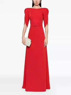 CRISTALLINI Blanca Maxi Dress - Red