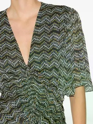 MARANT ETOILE Vivienne Printed Mini Dress