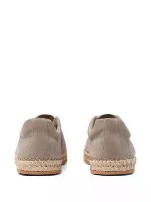 SCAROSSO Suede Espadrilles - Grey