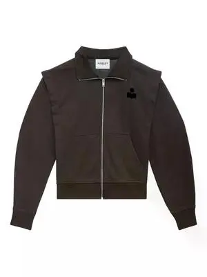 MARANT ETOILE Madilia Zip-up Sweatshirt - Black