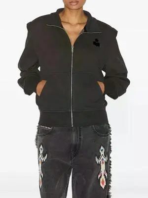 MARANT ETOILE Madilia Zip-up Sweatshirt - Black